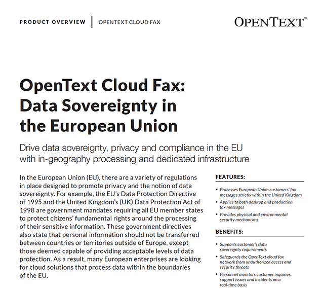Data Sovereignty | OpenText Data Sovereignty | OpenText