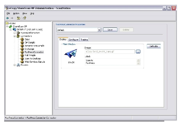 Configuring the eCopy Connector