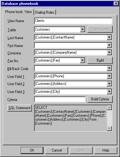 Creating Local Phone Books